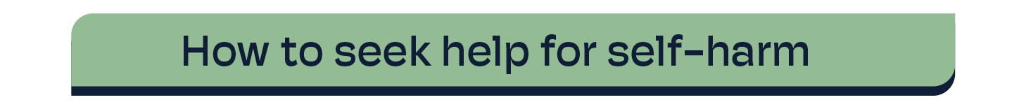 Understanding self-harm and strategies for coping with emotional pain ...